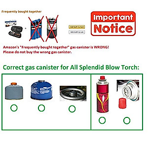 All Splendid Outdoor Blow Torch-Garden Torch-Weeds Killer-Burner Blaster-Outdoor Blow Torch-Weed Burner-With Anti Flare System-With an Adapter