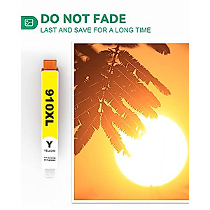 910XL Ink Cartridges Replacement for HP 910XL 910 XL Work for HP OfficeJet Pro 8015 8020 8025 8028 8030 8035 Printers( Black, Cyan, Magenta, Yellow, 4 Combo Packs)