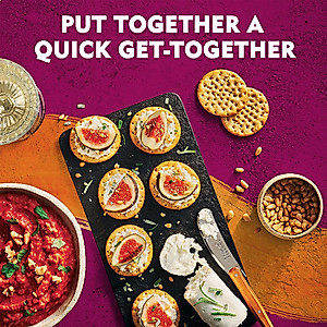 Toasteds Crackers, Party Snacks, Lunch Snacks, Harvest Wheat (6 Boxes)