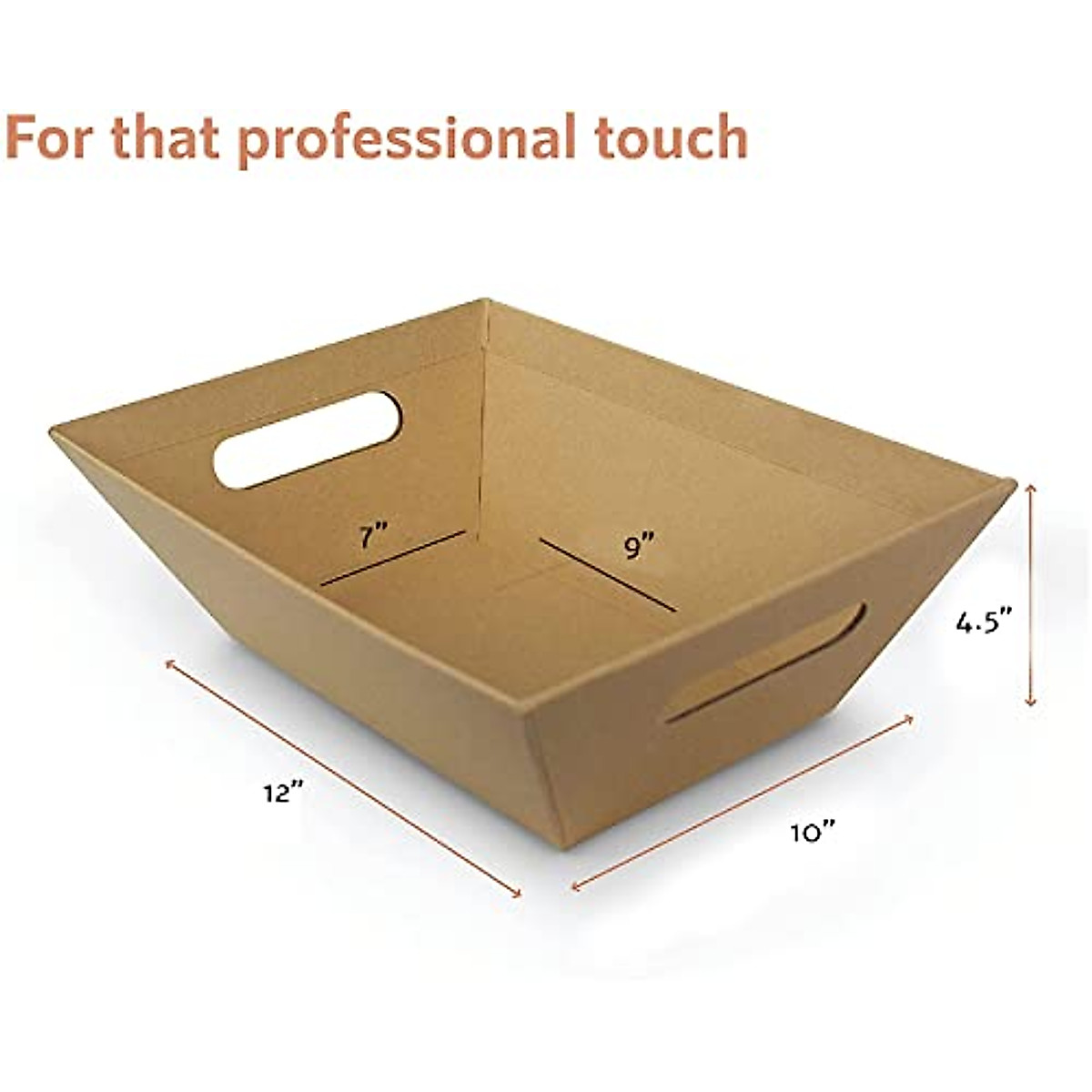 Upper Midland Products [5 Pk] 10x12” Large Big Basket for Gifts Empty, Basket Bags, Gold Pull Bows, Crinkle Cut Paper Shred Filler| DIY Wine Basket Gift Set Kit| Christmas, Easter| Gift to Impress