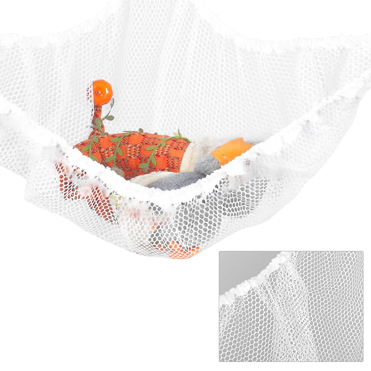 Stuffed Animal Hammock, Large Toy Storage Net Hanging Organizer Storage Plush Pet Mesh Net for Kids Bedroom Décor Plush Toys