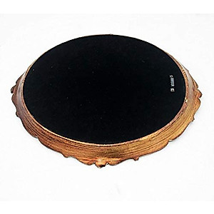 Funerom Vintage 11.6 x 9 inch Decorative Wall Mirror Gold Shield Shape 12.8 x 14.3 inch Wall Mirror Oval Antique Gold