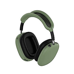 FitTurn Headband Cushion Cover Case Compatible with Apple AirPods Max Wireless Headphone,Washable Soft Durable Silicone Dustproof Easy to Install DIY No Tool Needed for Airpods Max Accessories(Green)