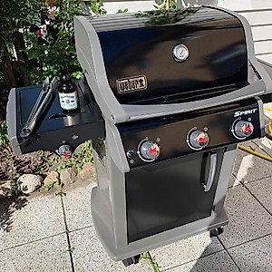 GLOWYE 69827 Fixed Caster Wheel for Weber Spirit 200 & 300 Series Grills, Grill Wheels Parts Replacement for Spirit E-310 E-210 S-315 E-215 E-315 E-320 SP-320 (Model 2013 Y - New)