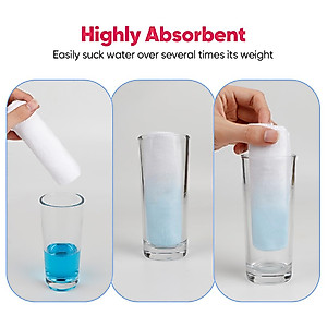 Orighty Microfiber Makeup Remover Cloths 12 Pack, Quick Drying Makeup Remover Cloth, Absorbent Face Towels for Face and Body, Soft Face Wash Cloth and Reusable Facial Cloths 10inch x 10inch (White)