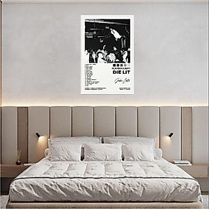 Playboi Poster Carti Music Poster Die Lit Album Poster Wall Sticker Rap Room Wall Decor Canvas Wall Art