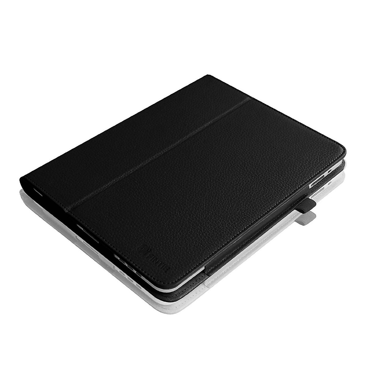 Fintie Folio Case for Original iPad 1st Generation - Slim Fit Vegan Leather Stand Cover with Stylus Holder for iPad 1st Generation 2010, Black