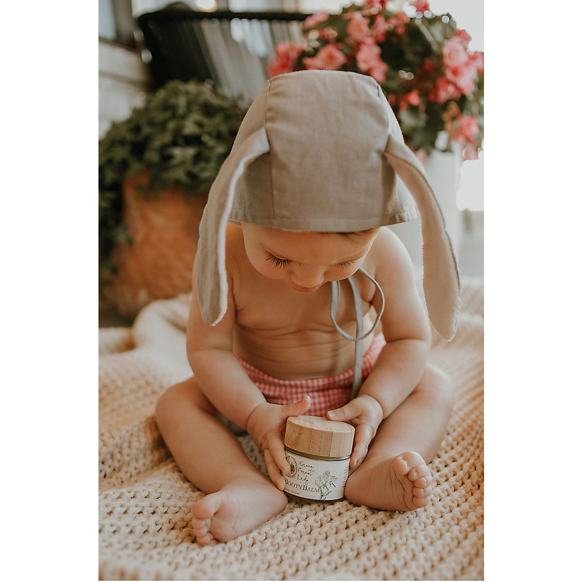 The Green Forest Lady Baby Booty Balm | Organic Diaper Cream | Baby Butt Cream | Soothing Diaper Balm | 2 Fl. Oz.