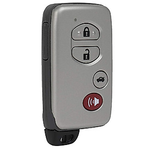 ZENITHIKE Replacement Keyless Entry for Smart Proximity Remote Key Fob 4-Buttons Key Uncut Blade Replacement for Toyota Avalon/for Toyota Camry 89904-06041 HYQ14AAB 271451-0140 Set of 1 Ship from USA