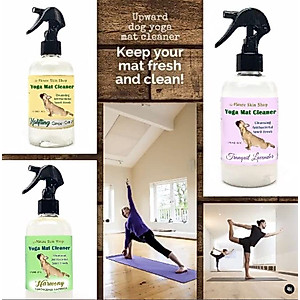 Nature Skin Shop Upward Dog Yoga Mat Cleaner Yoga Spray (Harmony Lemongrass + Lavender)