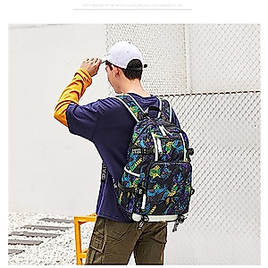 ISaikoy Game Plants vs. Zombies Backpack Shoulder Bag Bookbag School Bag Daypack Satchel Laptop Bag Color Blue11