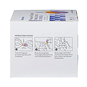 McKesson Safety Lancets, Sterile, Pressure-Activated, 30 Gauge Needle, 1.5 mm, 100 Count, 1 Pack