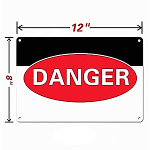 Vincenicy Metal Sign Great Aluminum Tin Sign Think Clean Please Do Not Leave Dirty Dishes in Sink 8 X 12 Inch