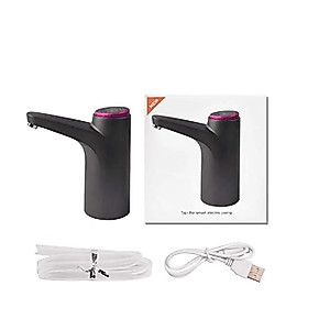 5 Gallon Water Bottle Pump - Water Bottle Dispenser for 5gl, USB Charging Automatic Drinking Water Pump, Portable Electric Water Dispenser Jug for Home Kitchen Office and Picnic