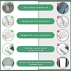 HOGYME 7' x 4.2' Storage Shed Outdoor Metal Shed, Garden Sheds &Outdoor Storage Suitable for Lawn Mower Ladder Bike, Backyard Steel Shed with Lockable/Sliding Doors and Stable Base, 4 Vents, Green