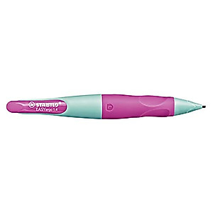 STABILO Handwriting Pencil EASYergo 1.4 - Left Handed - Turqoise/Neon Pink