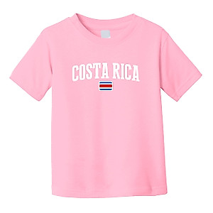 Costa Rica toddler soccer T-shirt national team for boys girls kids Costa Rican