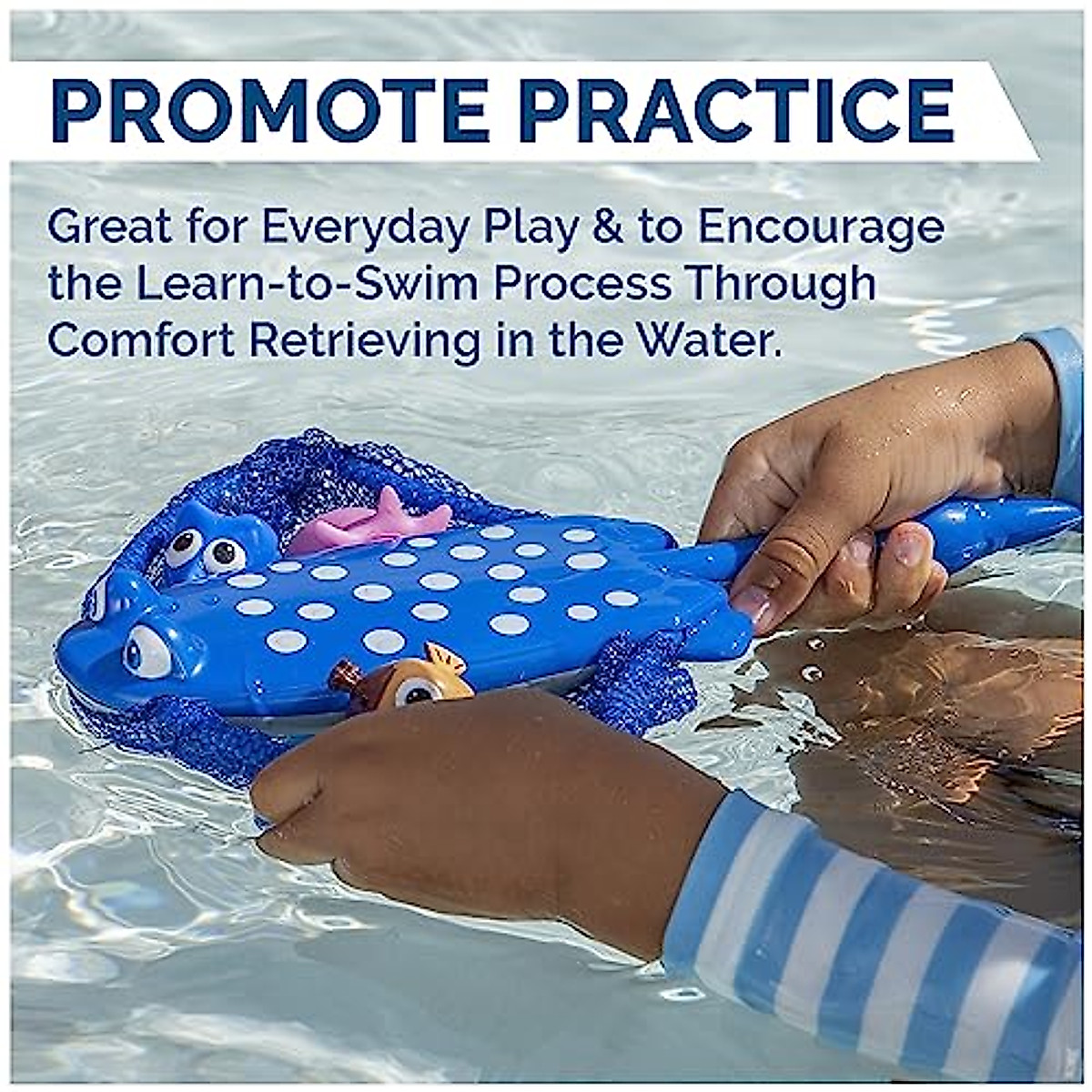 SwimWays Disney Finding Dory Mr. Ray's Dive and Catch Game, Bath Toys and Pool Party Supplies for Kids Ages 5 and Up