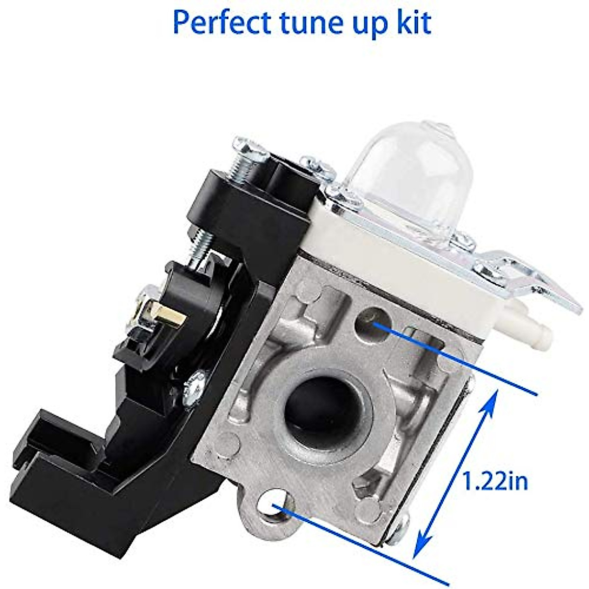 HPENP SRM 225 Carburetor for Echo SRM225 GT225 GT225i PE225 PAS225 SHC225 PPF225 SRM225i GT225L PPF235ES SHC225S Trimmer Premium Weed Eater Edger Carb with Tune Up Kit Primer Bulb Spark Plug fuel line