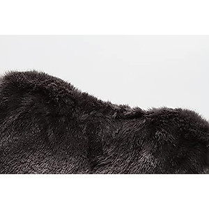 LJYH Baby Girls Dark Gray Faux Fur Vest Children Spring Autumn Fox Outerwear jackets 12-18M