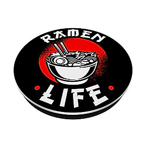 Ramen Life Kawaii Japanese Noodles Anime Asian Food Ramen PopSockets PopGrip: Swappable Grip for Phones & Tablets