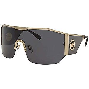 Versace VE2220 100287 Gold VE2220 Visor Sunglasses Lens Category 3 Size 41mm