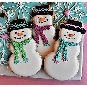 Snowman with Hat Cookie Cutter, 4" Made in USA by Ann Clark