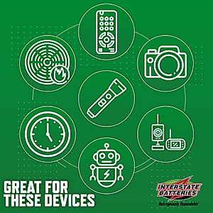 Interstate Batteries AA Alkaline Battery (48 Pack) All-Purpose 1.5V High Performance Battery - Workaholic (DRY7000)