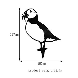 Small Garden Flags for outside Garden Art Animals stainless steel Exquisite decoration variety of placespeople Metal Garden Signs with