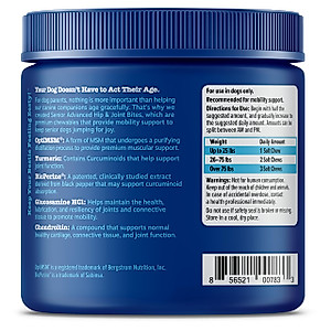 Zesty Paws Mobility Bites Joint Supplement for Dogs - Hip and Joint Chews for Dogs - Glucosamine for Dogs, Chondroitin, & MSM + Vitamins C and E for Dog Joint Relief - Adv Chicken - 90 Count