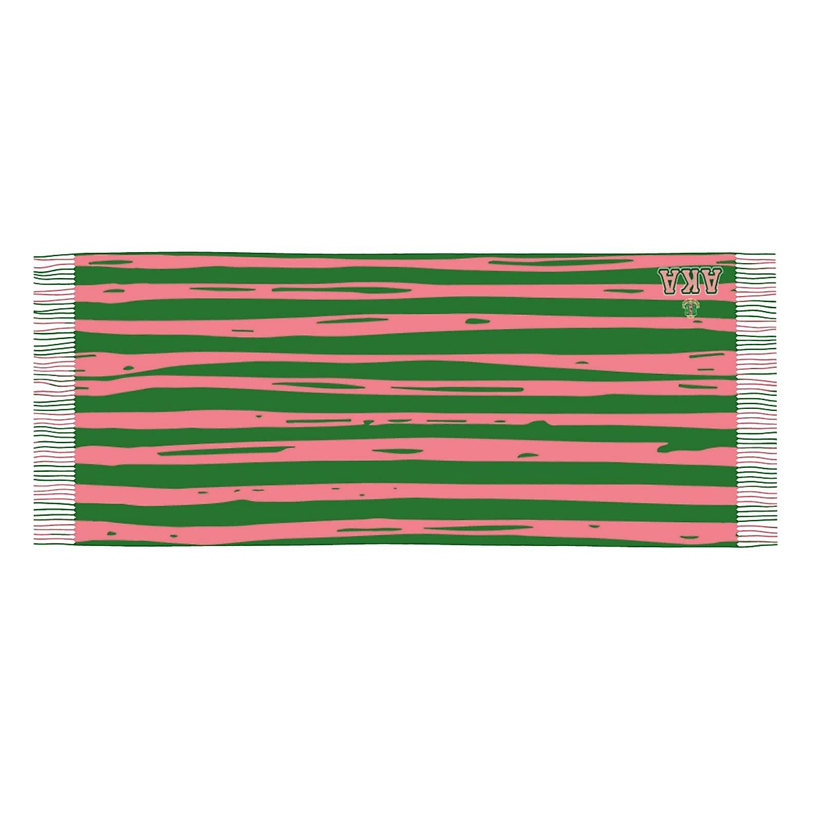 MAKOO AKA Scarf Sorority Winter Pashmina Shawl Wrap with Fringed Edges for Women, Warm & Soft, Gift Ready-70X28 Inches