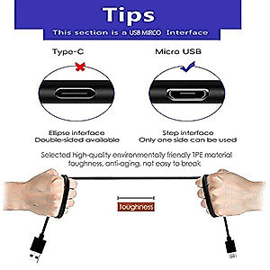 USB Mirco Charger Charging Cable Cord Compatible for Bushnell Wingman GPS Speaker, Bushnell Neo Ghost/Phantom, Lzzo Swami 6000 Golf GPS, Foretrex 601, Golf Buddy Voice/Voice 2 Voicex VT3 VS4 Golf GPS