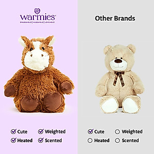 Horse Warmies - Cozy Plush Heatable Lavender Scented Stuffed Animal