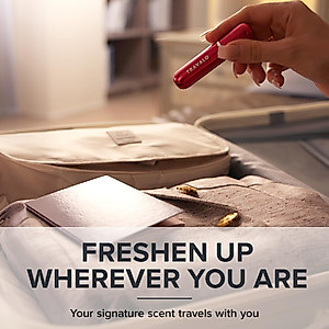 Travalo Classic HD Perfume Atomizer | Genie-S TSA Approved Travel Perfume Bottle Refillable | Reusable Airtight Easy-Fill Mini Pump Sprayer | Lightweight Elegant Design w/Volume Window | Black 0.17oz