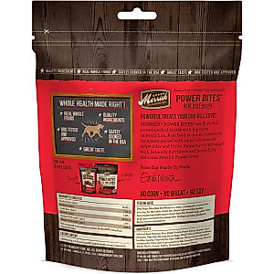 Merrick Power Bites Dog Treats, Real Beef Recipe - 6 oz. Bag
