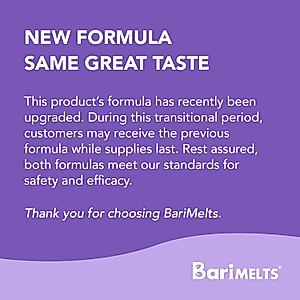 BariMelts Bariatric Multivitamin with Iron - 1 Month Supply (60 Fast-Dissolving Tablets) - Post-Op Bariatric Vitamins​