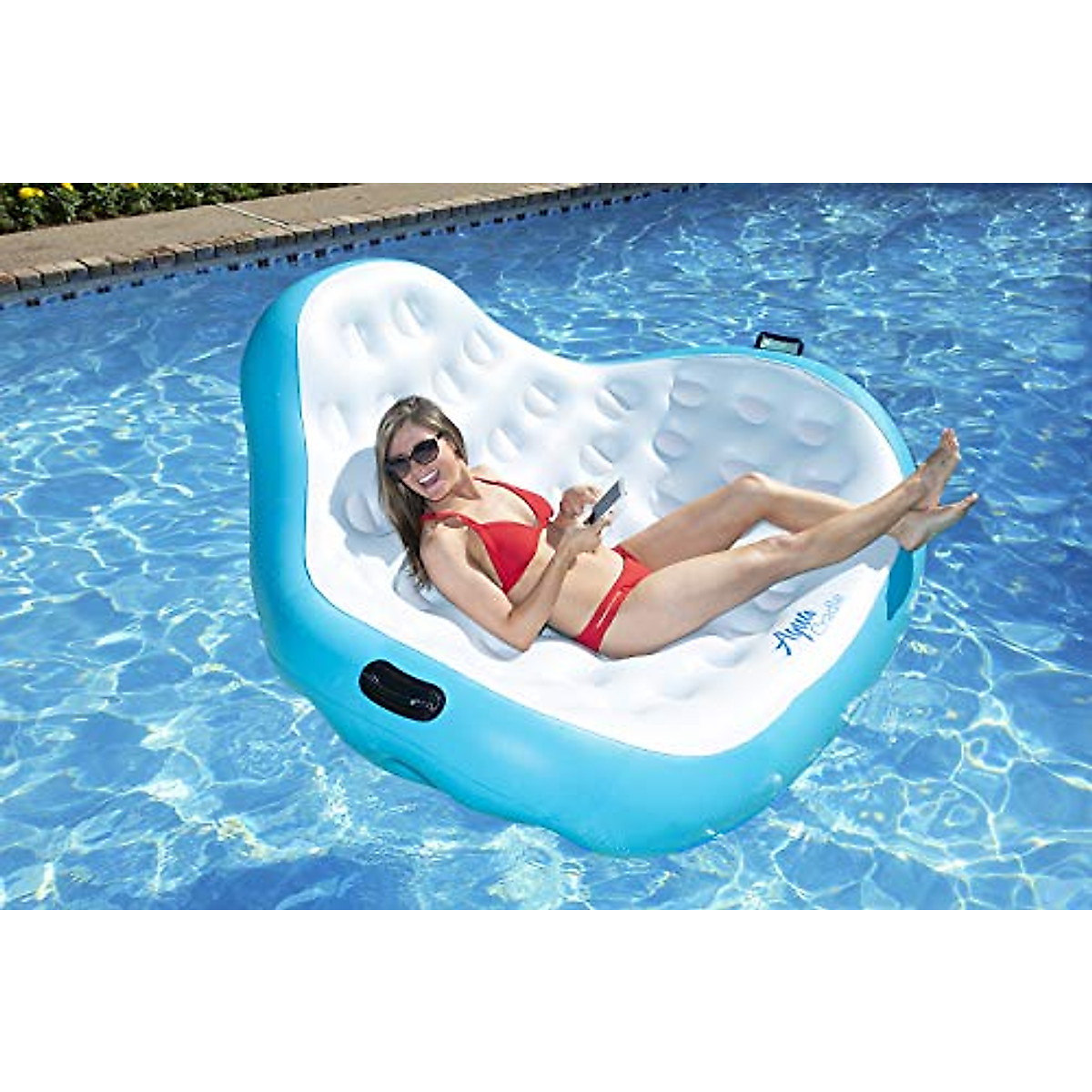 Poolmaster Aqua Cradle Swimming Pool Float, Blue
