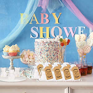 50 Pack Bear Soap Favors White Baby Shower Soap Favors with Thank You Cards and Packaging Bags for Boys Girls Kids Baby Shower Decoration Guest Gift Supplies