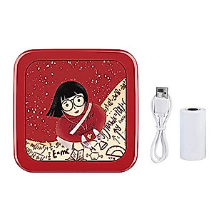 1 Piece Set Portable Instant Mobile Photo Printer Mobile App Compatible with iOS and Android