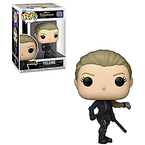 POP Marvel: Hawkeye - Yelena Belova [Black Widow] Funko Vinyl Figure (Bundled with Compatible Box Protector Case)
