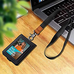 AZEAM Lanyard,Black Lanyard for Keys Keychain Lanyard Holder with Metal Clasp, ID Badges Cool Lanyard for Men Women, Long Neck Teacher Lanyard for Card Holder Car Keys, Wallet, Key Chain