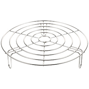 Stainless Steel Steamer Rack for Pots, Round Cooling Rack 9.2 in (diameter)*2.2 in (height), Steam Rack for Steam Fryer Stockpot Pressure Cooker