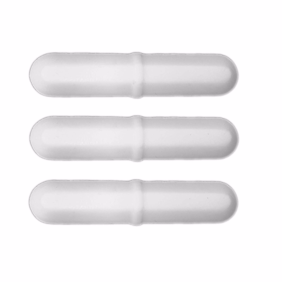 3 Pack, PTFE Octagon with Pivot Ring Magnetic Stir Bar Set - 50mm / 1.96 Inch