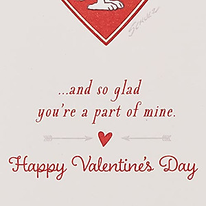 Hallmark Peanuts Valentine's Day Card (Snoopy Hugging Woodstock)