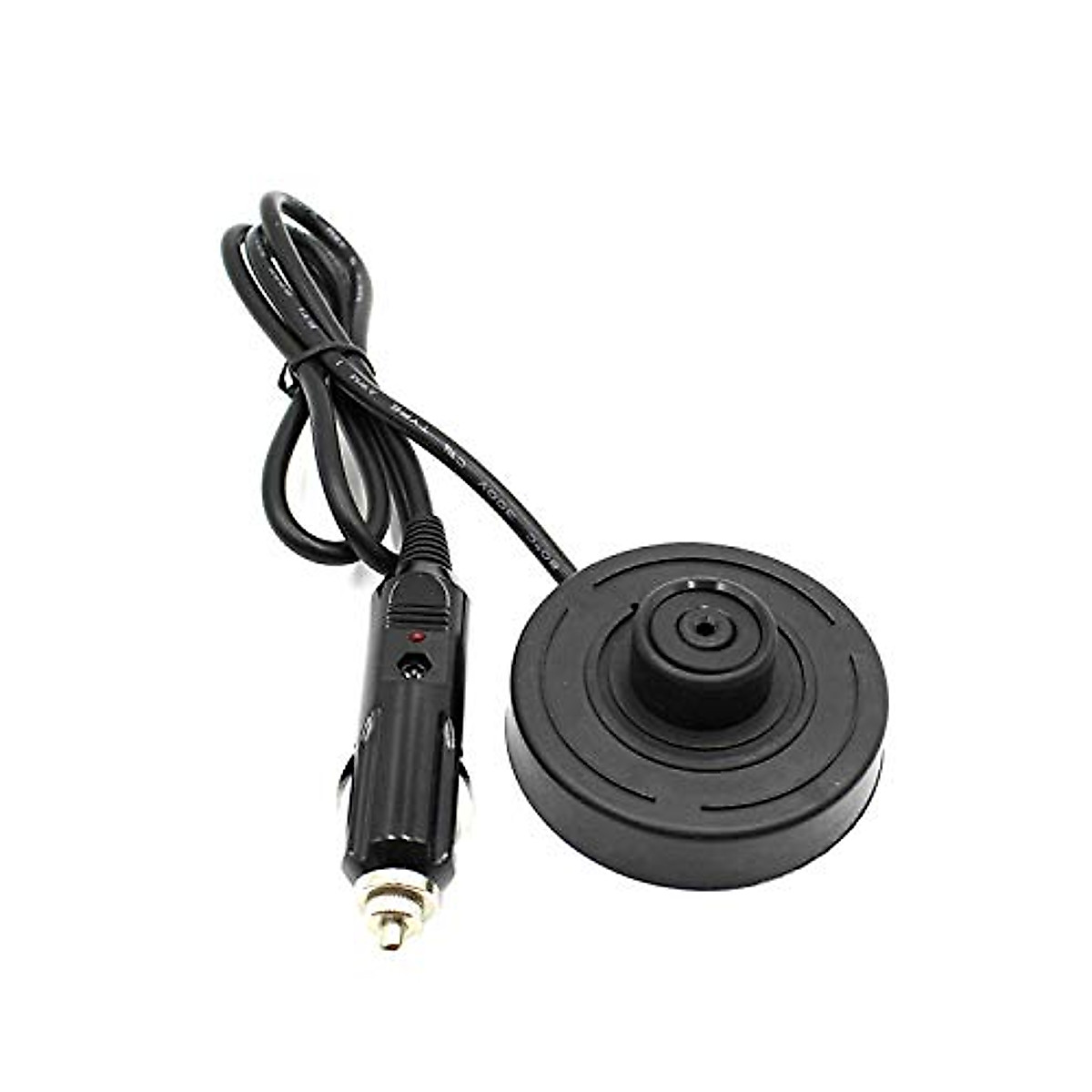 ANKOMINA 450ml Vacuum Insulated Stainless Steel Travel Mug Car Cup with Charger Car Boiling Mug Electric Kettle Boiling Vehicle Thermos DC12V Heating Cup