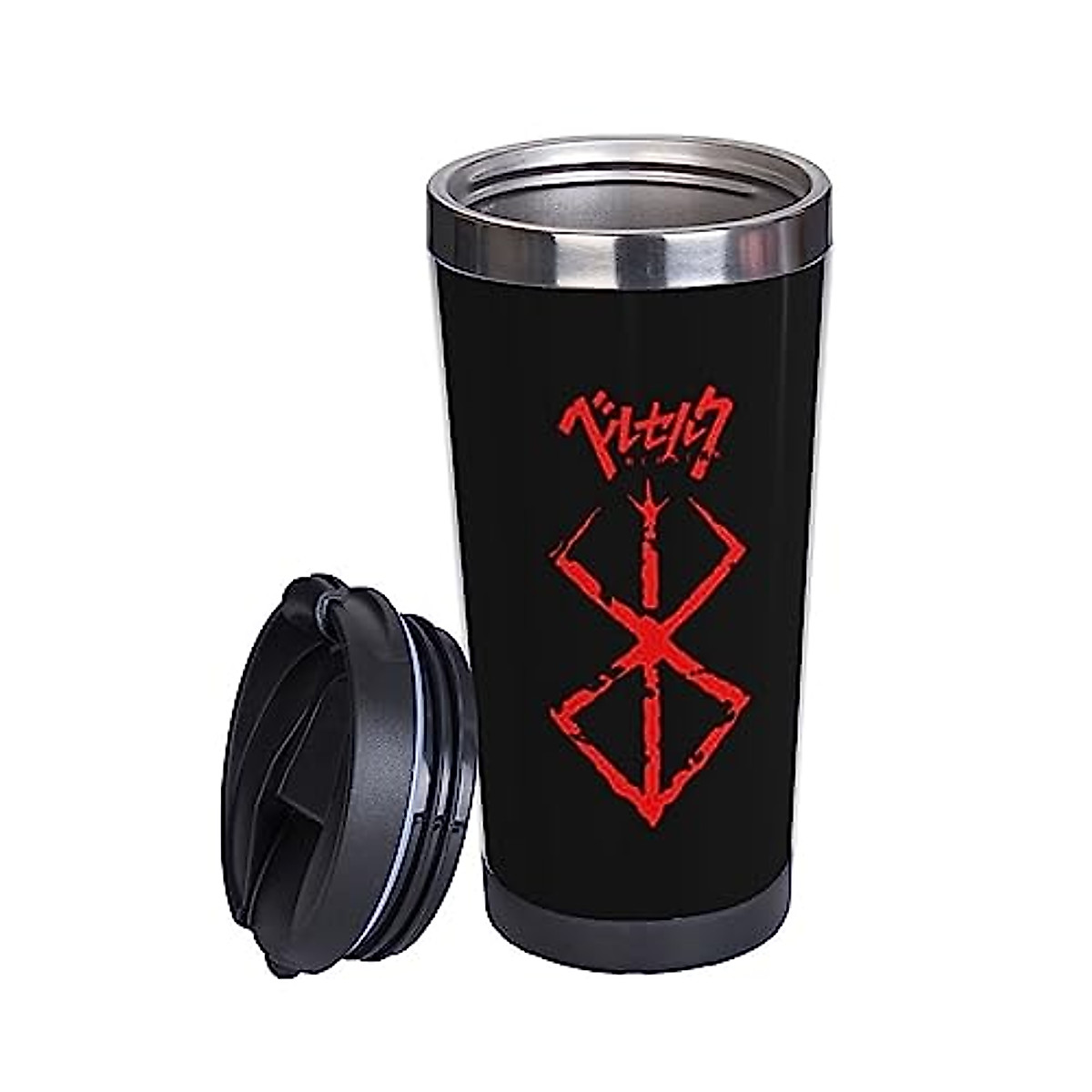 NzpoSt Coffee Mug Simpleness_Berserk Anime_Symbol Coffee Cup Double Insulated Stainless Steel Insulation Cup