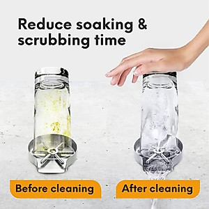 UTILE Stainless-Steel Glass Rinser for Kitchen Sink and Bar Sink - Cup Washer, Bottle Washer for Sink, Bottle Rinsing Device and Wine Glasses - Anti-rust, Kitchen Sink Accessories