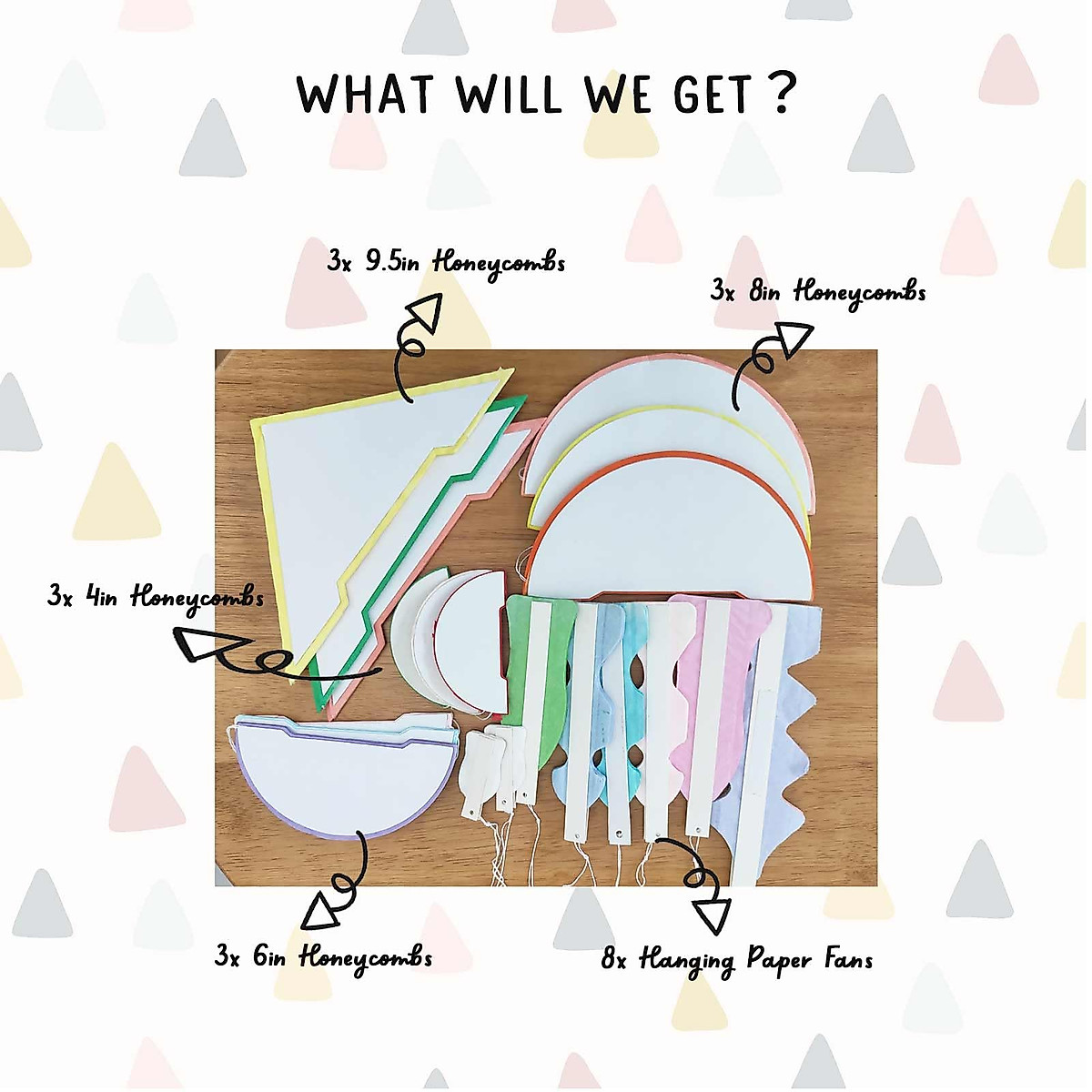 20Pcs Multi-Color Pastel Rainbow Paper Honeycomb Balls Fans Decoration Kit for Colorful Ceiling Decor Candy Birthday Party Baby Bridal Shower Wall Room Backdrop Decor Wedding Party Supplies