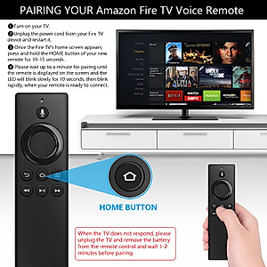 1nd Gen Replacement Voice Remote Control DR49WK B fit for Amazon TV, Amazon TV Box, Amazon TV Stick Box, Amazon TV Cube (1st Gen,2nd Gen) Amazon TV Firstick (2nd Gen,3rd Gen, Lite,4K,LY73PR)
