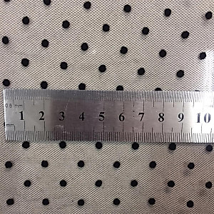 ECYC Ltd Black Polka Dot Tulle Fabric 59 inch x 1 Yard Flocked Small Polka Dot Sheer Tulle Fabric Soft Tulle Mesh Fabric Tulle Netting Fabric for Sewing, Dress, Curtain, DIY Crafts, Party Decorations